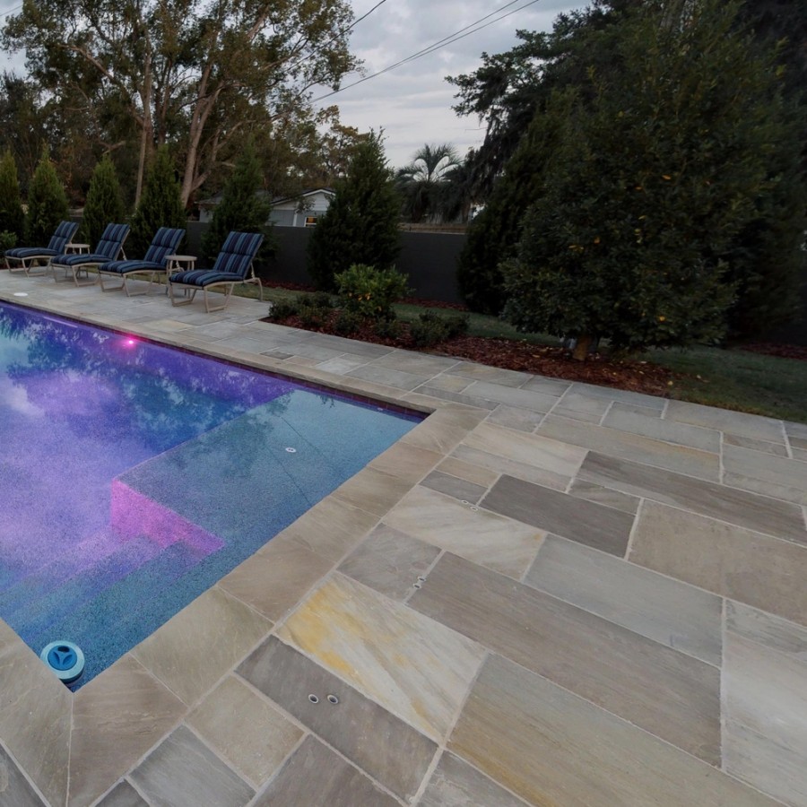 PATIO PAVERS - 'Classicstone' Promenade-Natural Sandstone with a Cleft ...